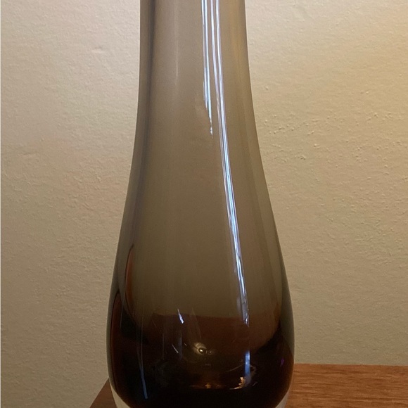 Caithness | Accents | Caithness Glass Vase Smoke Grey To Black Scotland ...